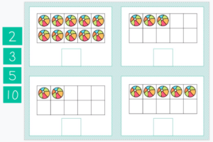 Count the Beachballs activity - The Learning Corner