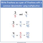 How to find common denominators in fractions?