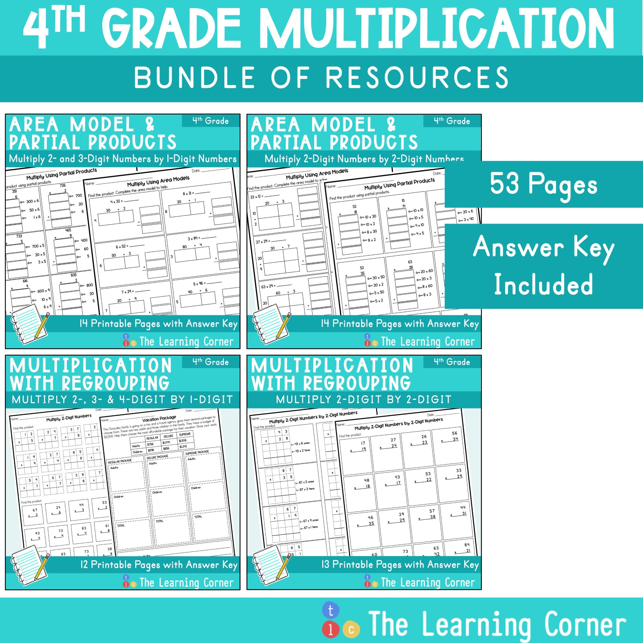 Area Model Multiplication: Guide and Examples