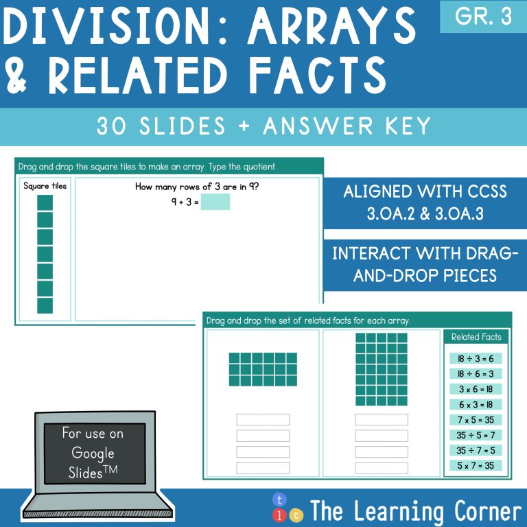Engaging Ways to Practice Division Facts - The Learning Corner