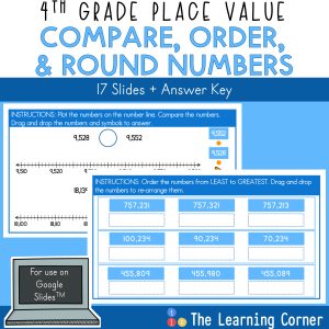 Compare Numbers Using Place Value and Number Lines