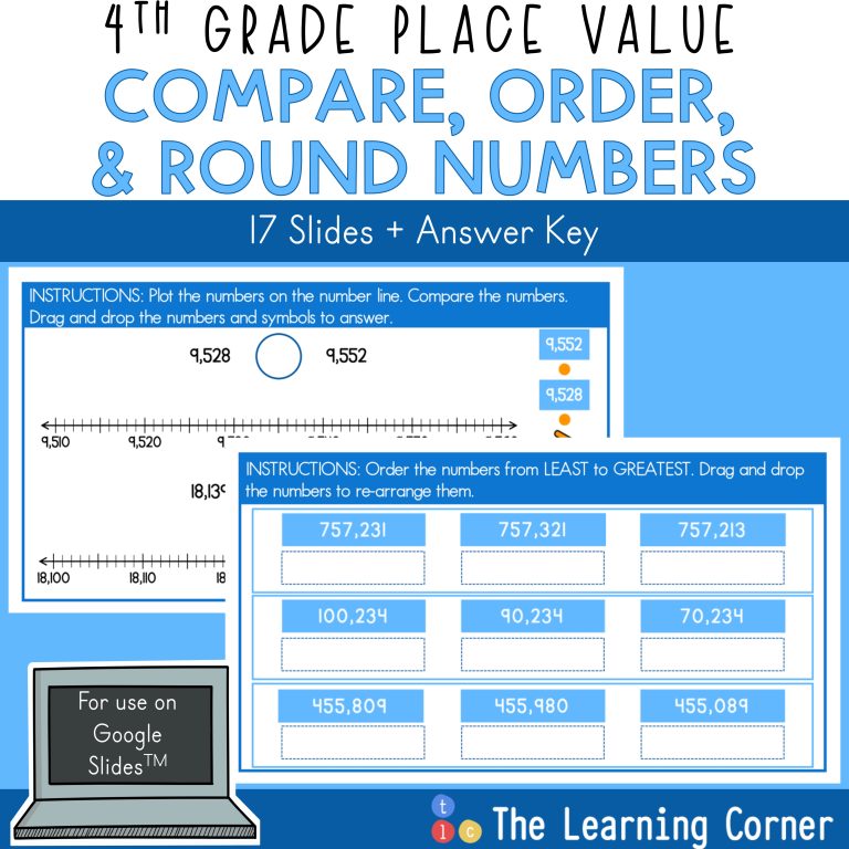 Compare Numbers Using Place Value and Number Lines
