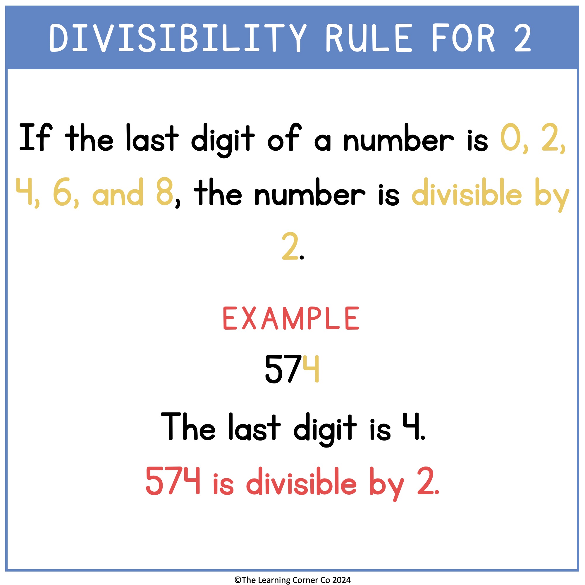 Divisibility Rules