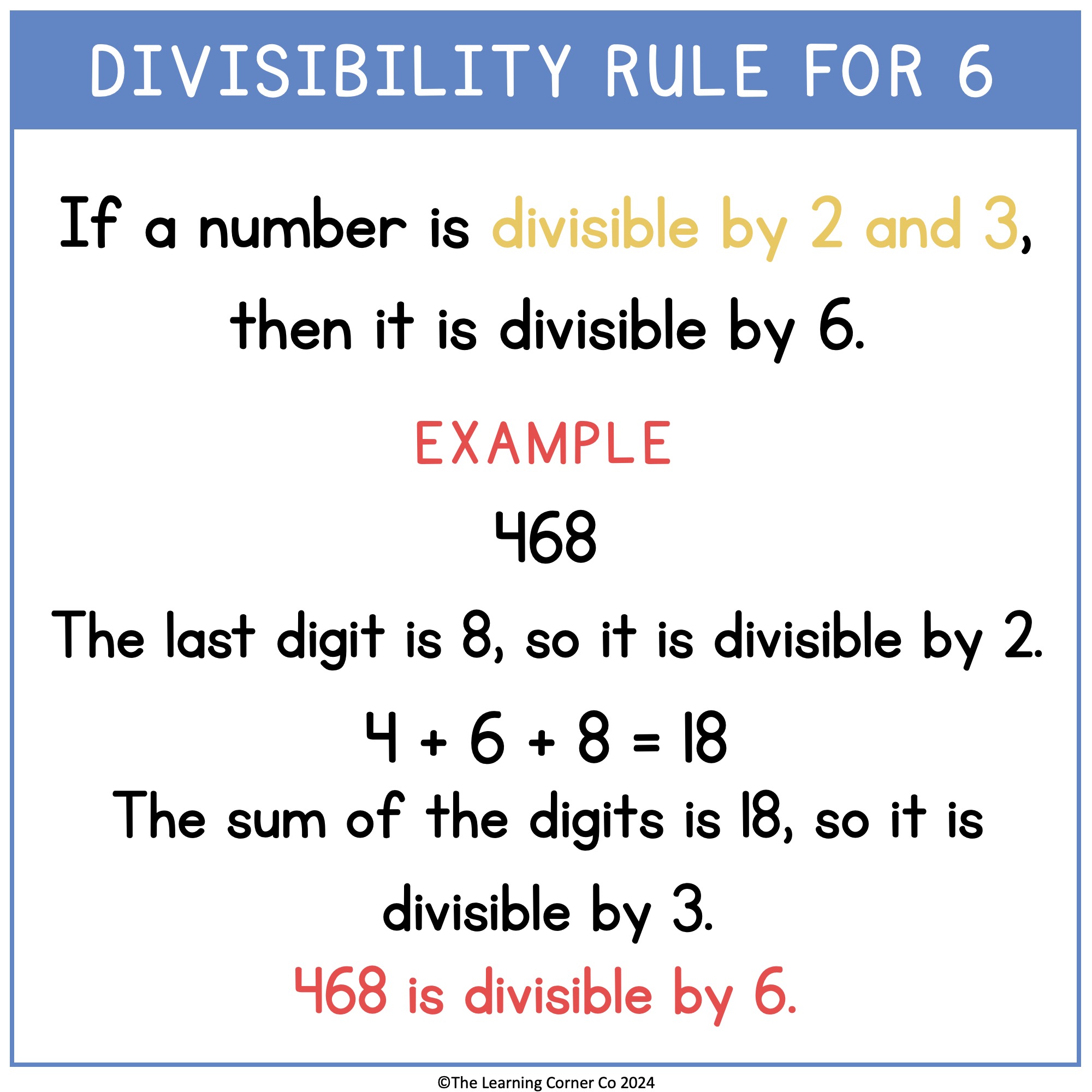Divisibility Rules